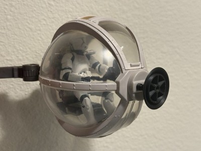 Star Wars Republic Gunship Pod Turret Front Blaster Dish Bubble Vintage ...