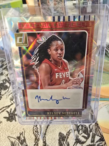 KELSEY MITCHELL /49 Diamond on card Auto 2025 donruss | eBay