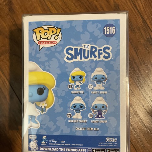 Funko Pop Smurfette #1516 The Smurfs w/Protector | eBay