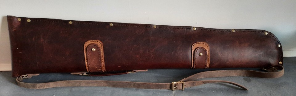 McDermott G1001 and E-L6 Pool Billiard Cues w/ Custom Leather Rifle ...