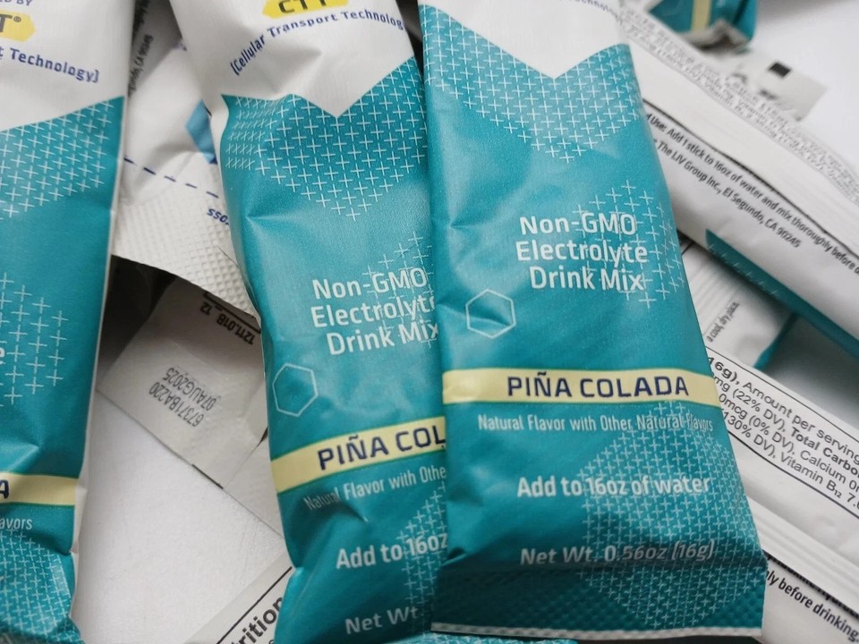 Liquid IV Pina Colada Hydration Multiplier 40 Sticks | Electrolyte ...