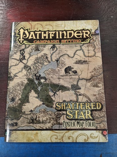 Shattered Star Poster Map Folio Pathfinder Campaign Settings Paizo 3.5 ...