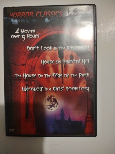 horror classics dvd. 4 movies over 5 hours. Pre-owned, excellent ...