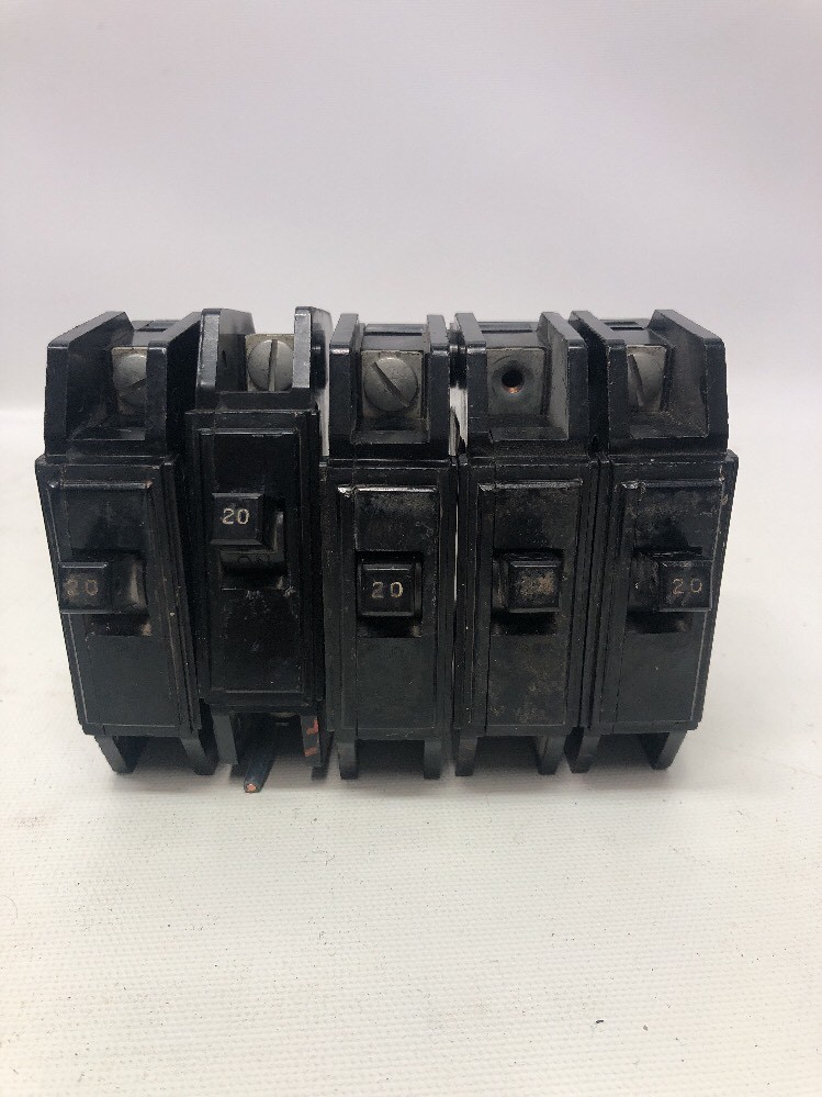 (5) WESTINGHOUSE QUICKLAG CIRCUIT BREAKER 1POLE/20A 120V | eBay