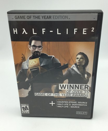VALVE Half-Life 2 PC CD-ROM Game of the Year Edition 5 Disc Set 2005 | eBay