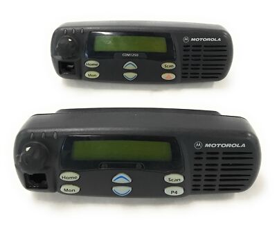 Lot of 2 OEM Motorola CDM1250 Two Way Radio Remote Control Head ...