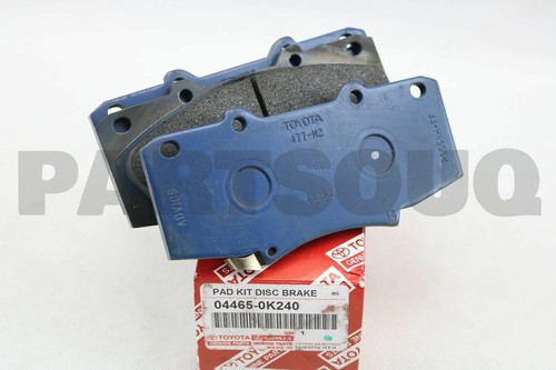 044650K240 Genuine Toyota PAD KIT, DISC BRAKE, FRONT 04465-0K240 | eBay