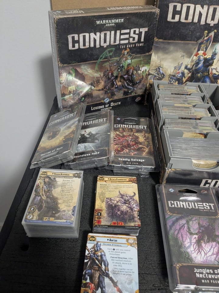 Warhammer 40,000 40K Conquest LCG 3x Core Set & Expansions Bundle | eBay