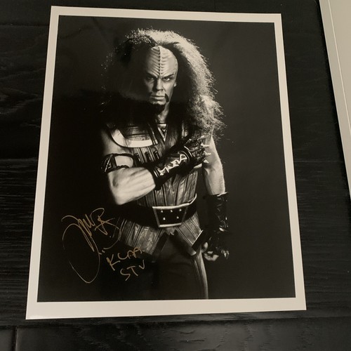 Todd Bryant Autographed 8 x 10 in. Photo Captain Klaa from Star Trek V ...