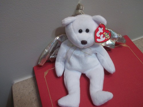 2000 TY Beanie Baby - HALO II the Angel Bear (8.5 inch) - MWMTs Stuffed Animal | eBay