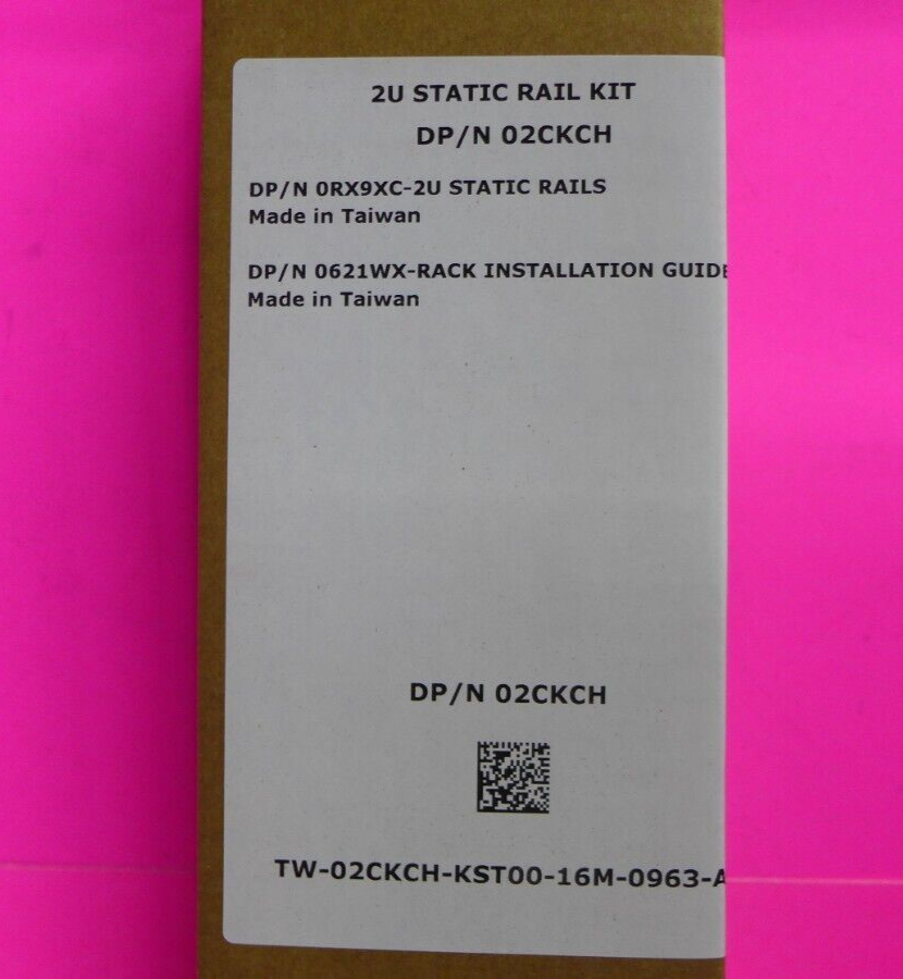 NEW SEALED Dell PowerEdge C6400 C6420 2U Static Rail Kit 2CKCH ...