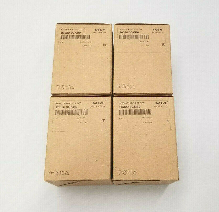 2018-2020 Kia Sedona 3.3L Engine Oil Filter 4PK 26320-3CKB0 Kia OEM ...