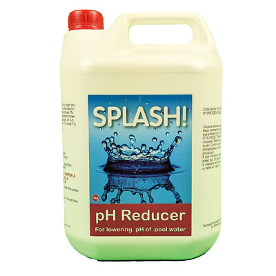 Splash pH Reducer 7kg - Swimming Pool Spa Hot Tub Chemical Dry Acid ...
