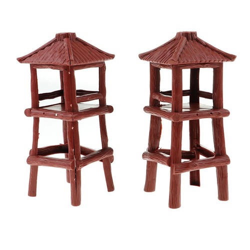 2x army Watchtower Toy Soldier Men Accessory for Diorama | eBay UK