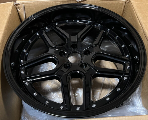 (QTY 1) ESR CS15 Gloss Black Wheel Rim 19x10.5 Blank 22 mm 90511122 ...