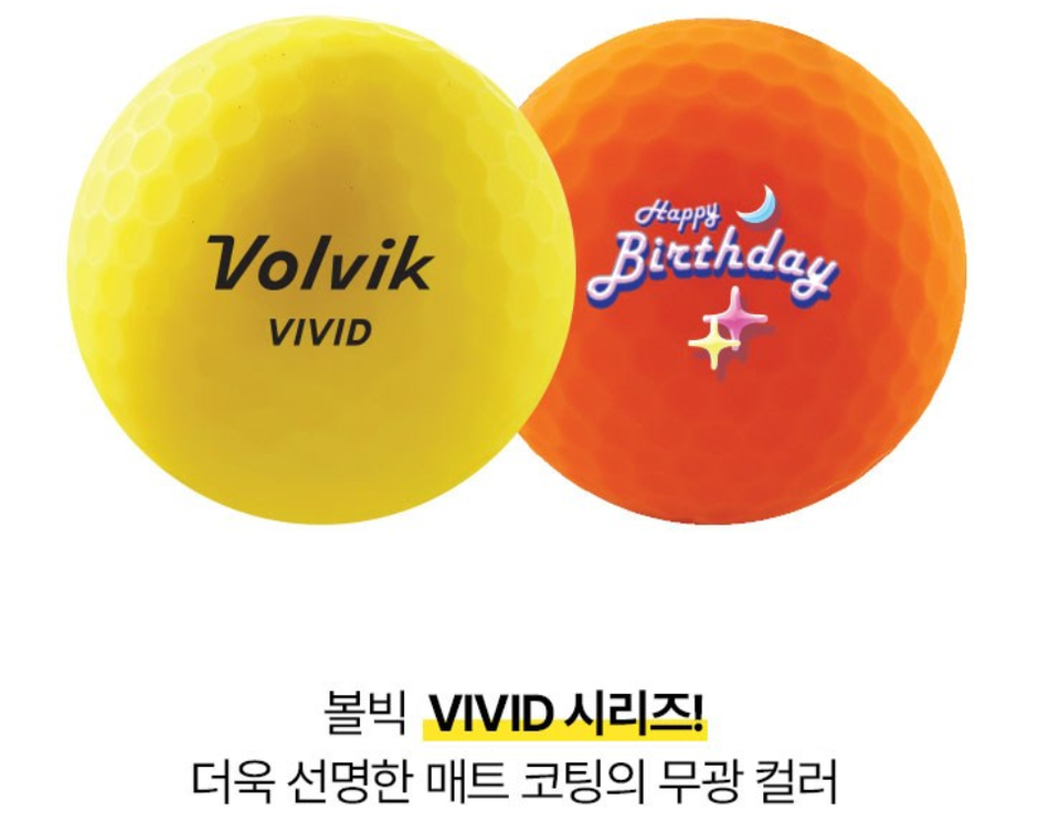 Volvik Happy Box Birthday Cake VIVID 4 Colors 4 Golf Balls Gift Set ...
