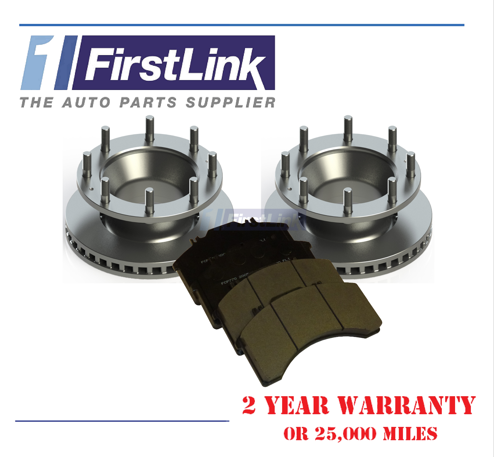 FITS: IVECO Eurocargo 110E 120E 130E 140E 260E 91-08 Front Brake Discs ...