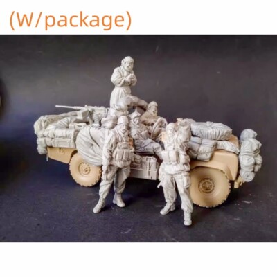 1/35 resin figures model Five SAS hardback troops in the Gulf War (W ...