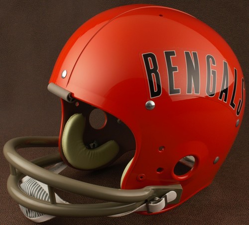 CINCINNATI BENGALS 1968-1979 NFL Authentic THROWBACK Football Helmet | eBay