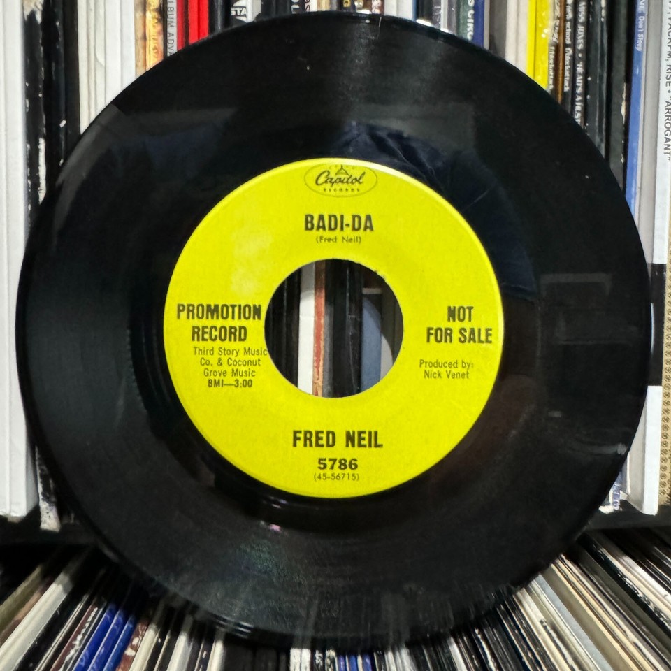 FRED NEIL - THE DOLPHINS / BADI-DA (7") 1966!!! RARE PROMO!!! CAPITOL ...