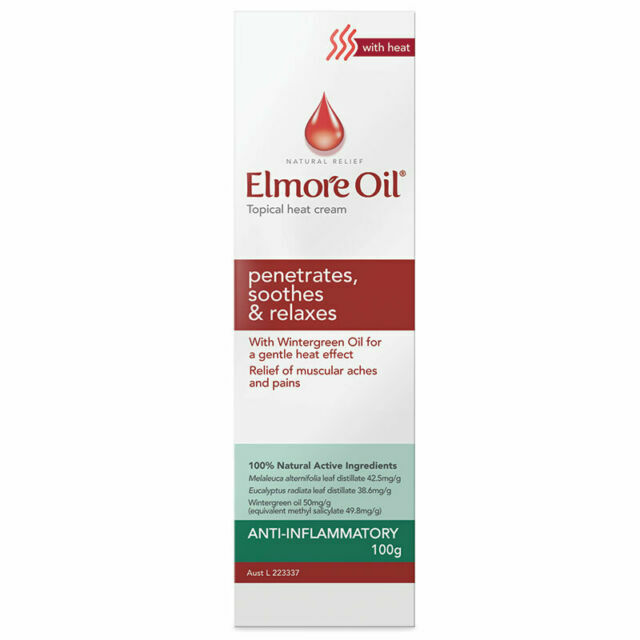 Elmore Oil Pain Relief Cream - 100g for sale online | eBay Australia