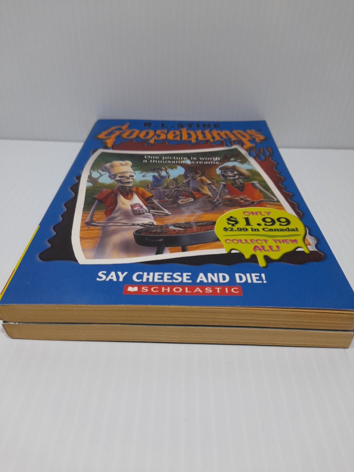2 x R.L.Stine Goosebumps Books, Say Cheese And Die & Deep Trouble II ...