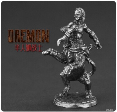 Wild Demon Half Human Lion Metal Miniatures Dungeons & Dragons War Game ...