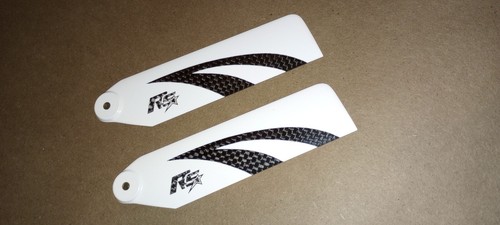 110mm Premium 3K Carbon Fiber Tail Blades Turnigy for 700 heli .91 SAB ...