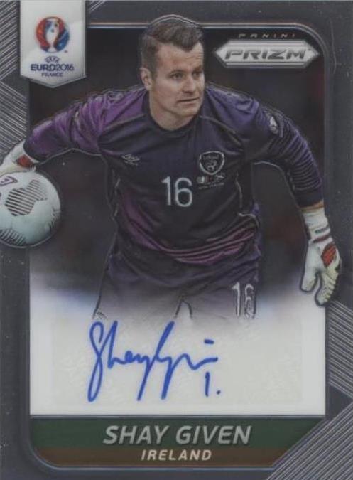 2016 Panini Prizm UEFA Euro - Signatures Shay Given #S-SGI (AU) for ...