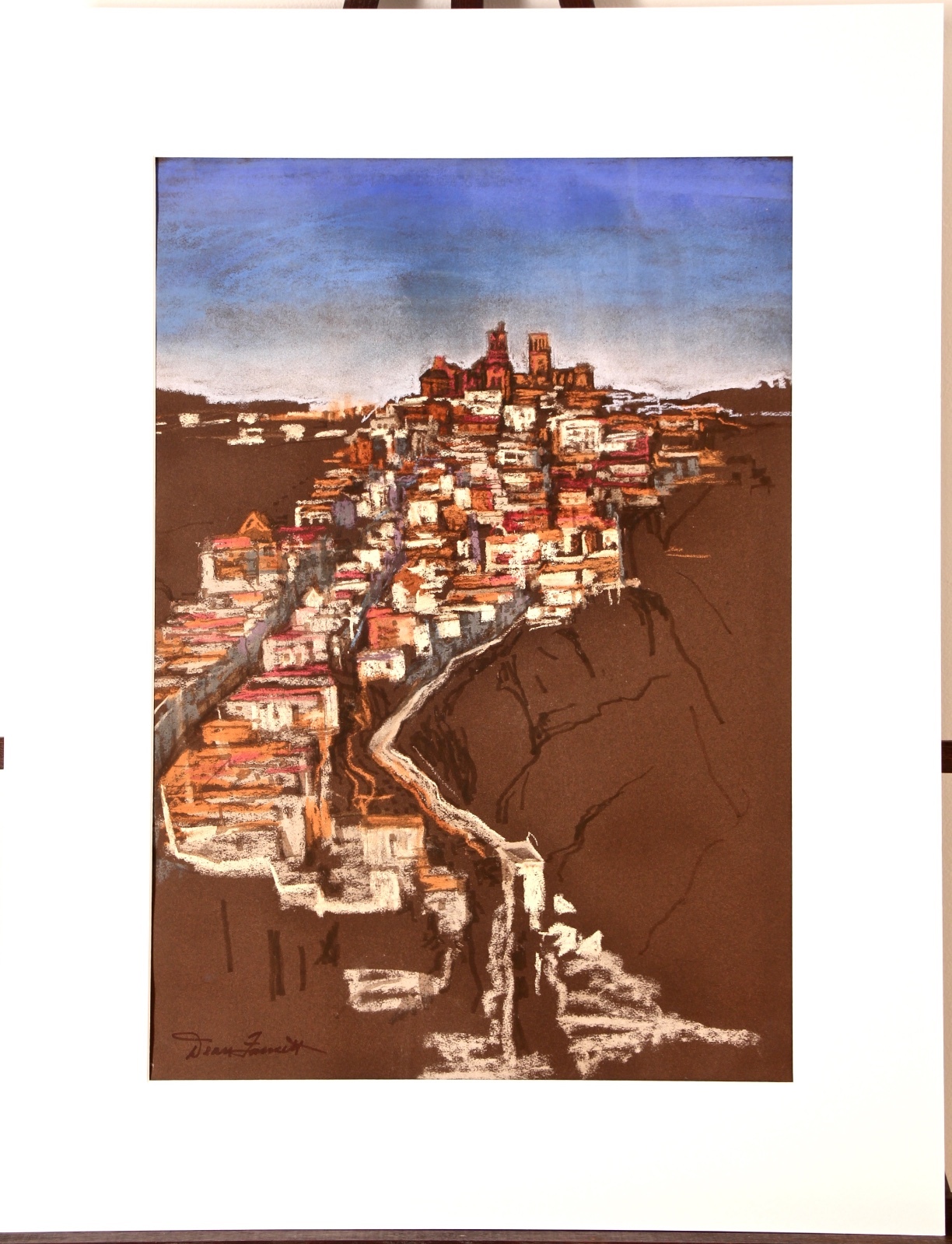 William Dean Fausett (1913-1998) Listed American Artist Pastel ...