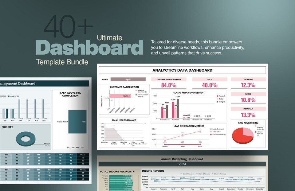 2500+ Excel Templates Bundle | Business, Finance, Budget, Planner ...