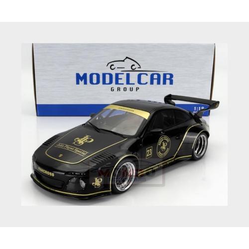 1:18 MCG Porsche 911 997-2 Rwb Coupe #23 Old & New Jps 2020 Black Gold ...