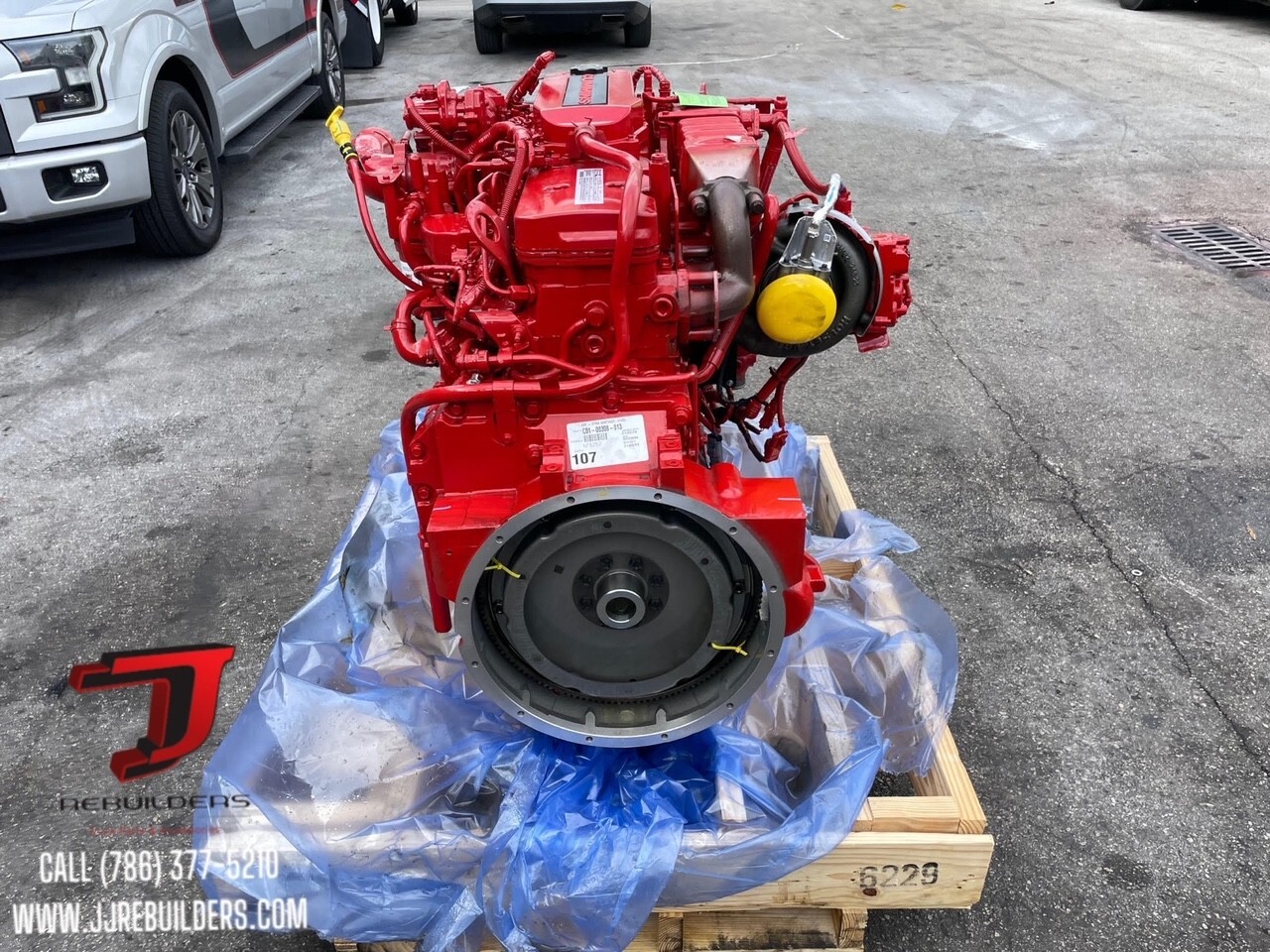 NEW 2021 Cummins B6.7 Diesel Engine, EPA17, Fam # MCEXH0408BAT, CPL ...