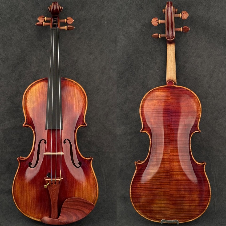 Master Antique Strad Style Left Hand Violin 4/4 Best European Wood ...