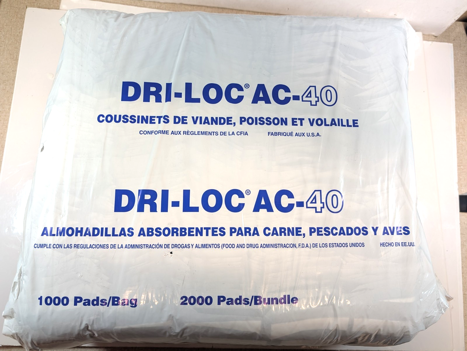 Novipax Dri-Loc Absorbent Pads For Meat Poultry 4x7 | eBay