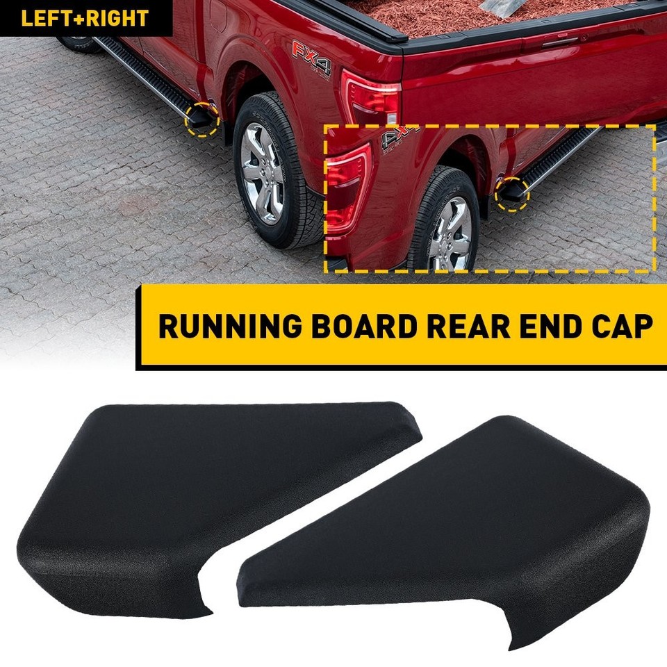 2* Left+Right LHRH Side Rear Running Board End Cap For Ford F-150 F150 ...