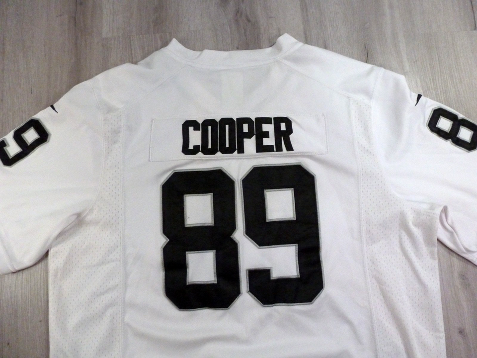 NFL Oakland Raiders COOPER #89 Jersey XL White NIKE ON FIELD | eBay