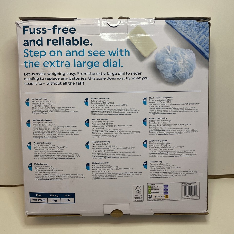 Salter Mechanical Bathroom Scale Speedo Dial body Weight Scale | eBay