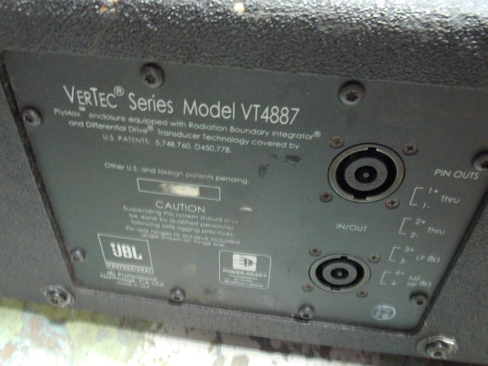 JBL Vertec Series VT4887 3Way Line Array Element Subwoofer | eBay