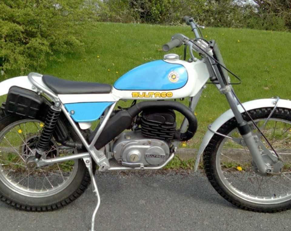 Bultaco 250cc 1973/4 rebuilt engine classic vintage astro grasstrack ...