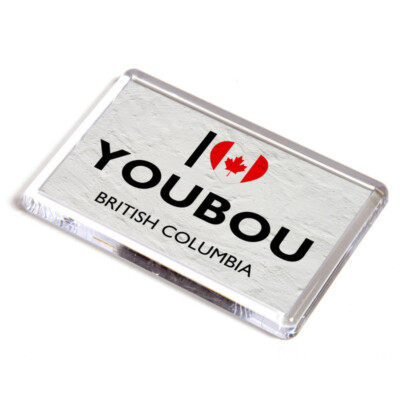 FRIDGE MAGNET - I Love Youbou, British Columbia - Canada | eBay UK