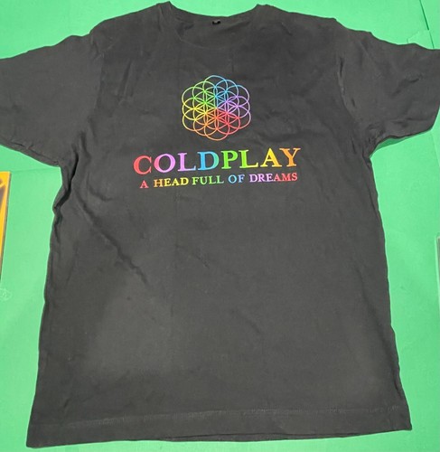 RARE COLDPLAY TOUR MERCH BUNDLE AUSTRALIAN TOUR TSHIRT 2016 TOUR BOOK ...