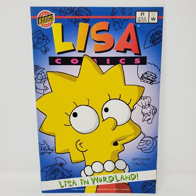 Lisa Comics: Lisa in Wordland! - Issue #1, Bongo Comics, 1995 - 8.0 ...