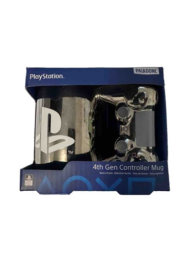 Playstation 4th Gen Controller Coffee Mug Paladone PS4 Chrome RARE NEW ...