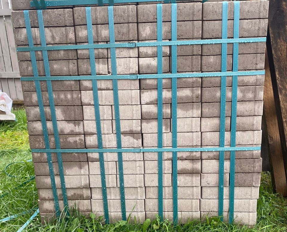 *NEW* Pallet Of Light Grey Block Paving Bricks | eBay UK