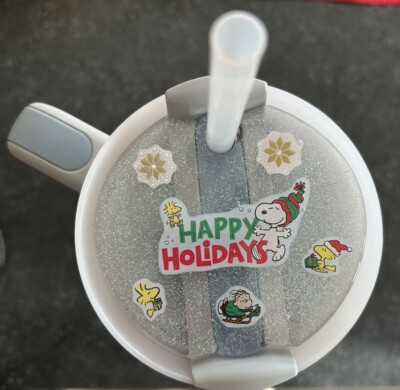 Christmas Snoopy Stanley Cup Topper For 40 Oz Handmade Resin | eBay