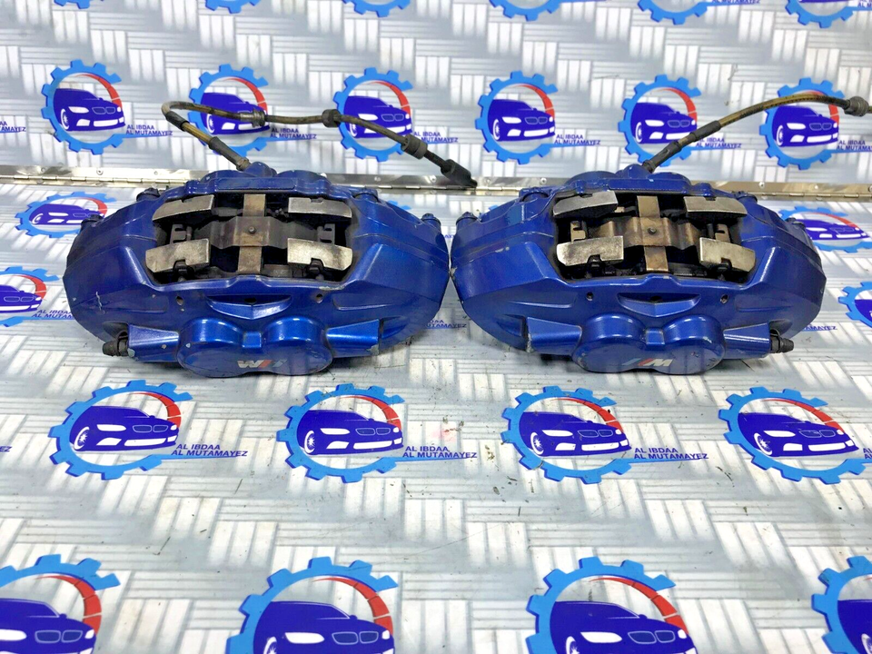 BMW F22 F30 F32 F36 FRONT M-PERFORMANCE BREMBO BRAKE CALIPERS BLUE SET ...