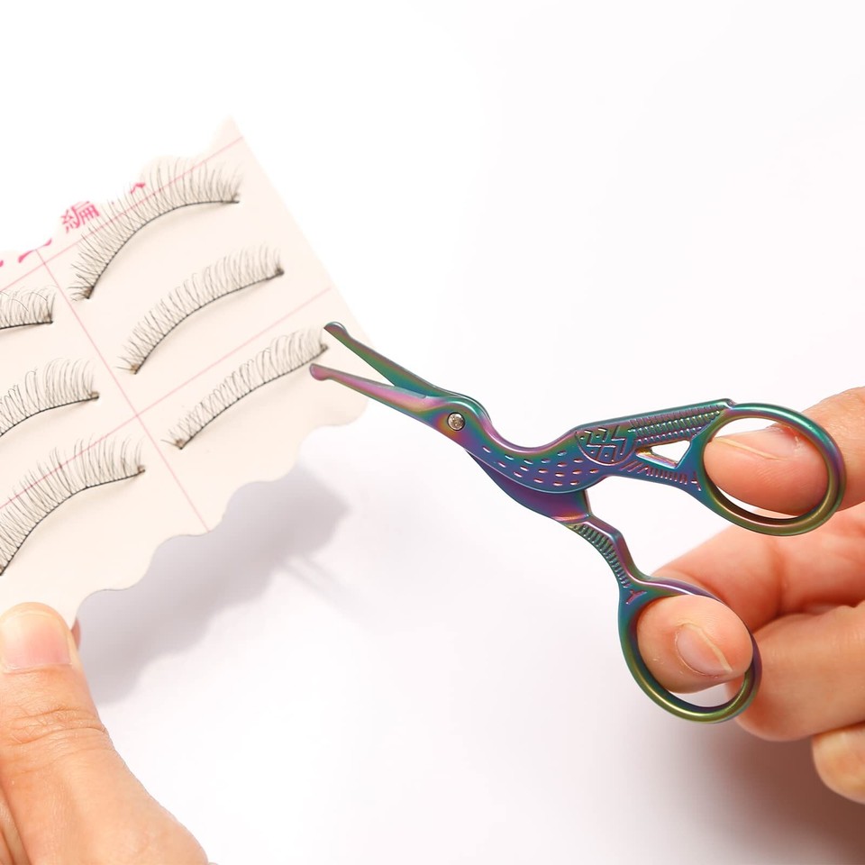 Nose Hair Scissors Rounded Tip Facial Hair Scissors Blunt Tip Scissors ...