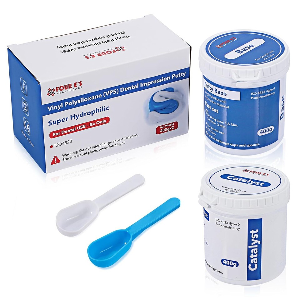 Dental Putty Fast Set PVS VPS Impression Material Silicon Hydrophilic ...