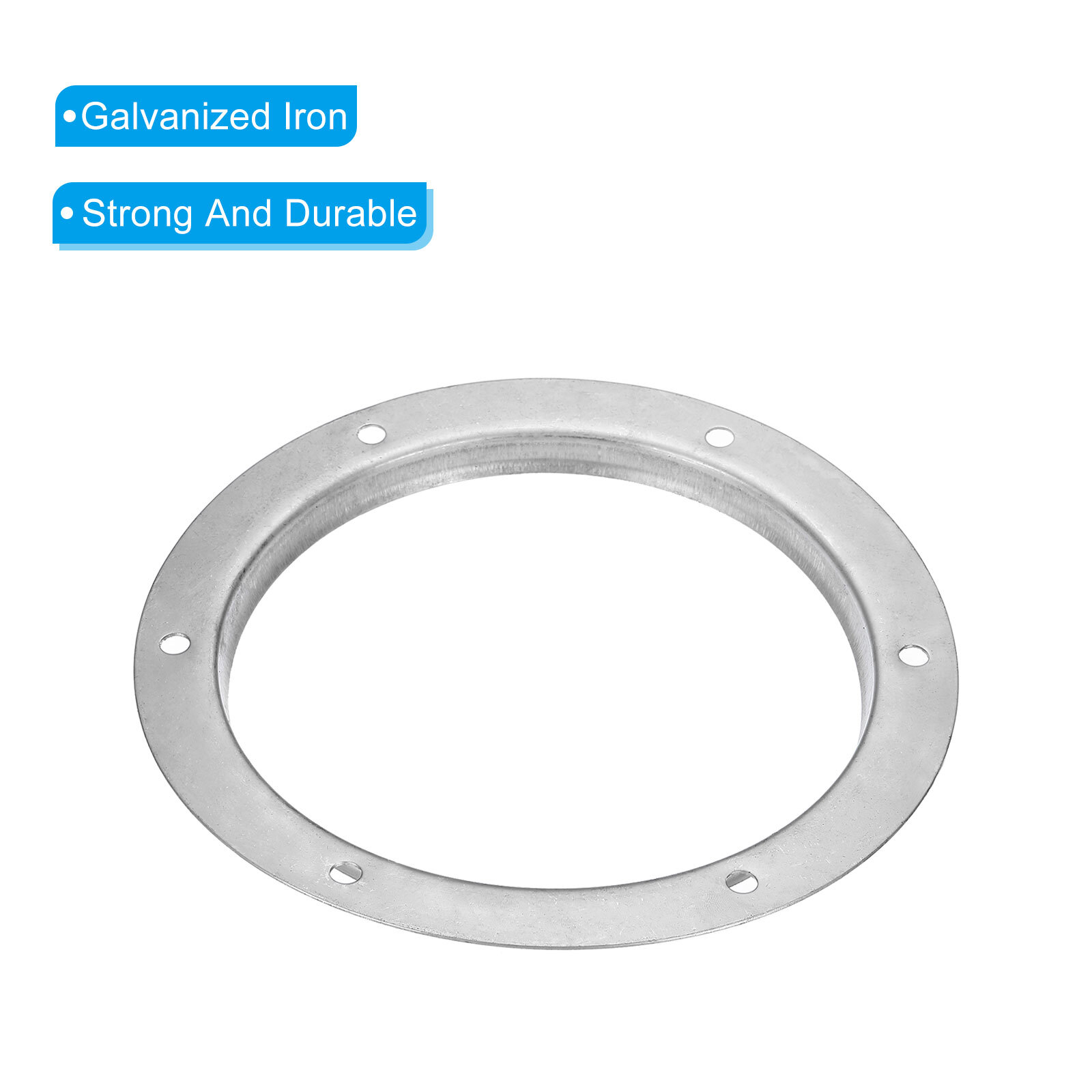 7" Conduit Connexion Bride, Droit Tuyau Échappement Bride HVAC Système ...